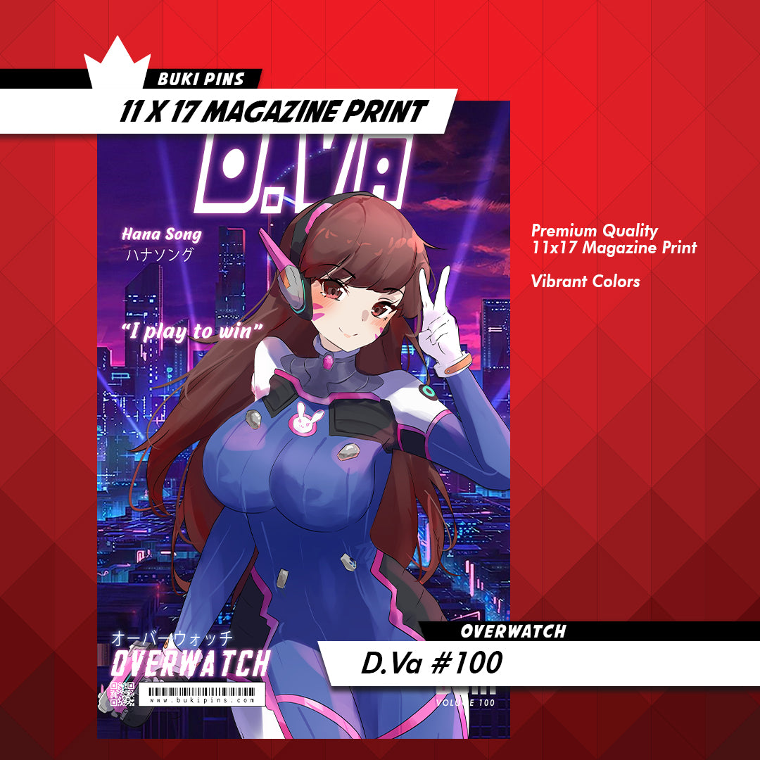 D.VA (DVA) Magazine Print – Buki Pins