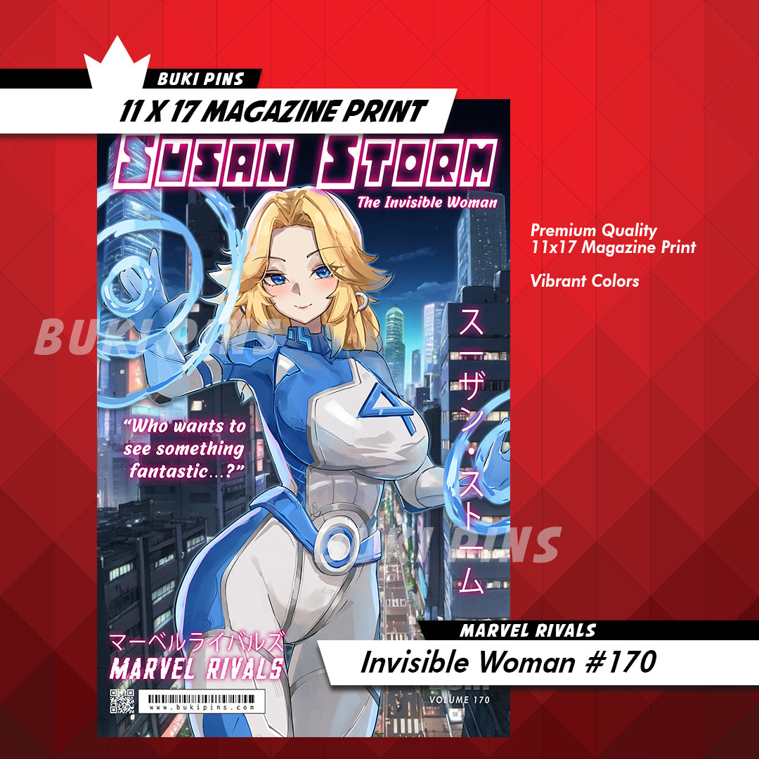 Marvel Rivals Magazine Prints – Buki Pins