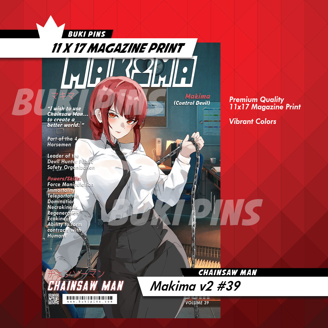 Makima v2 Magazine Print – Buki Pins