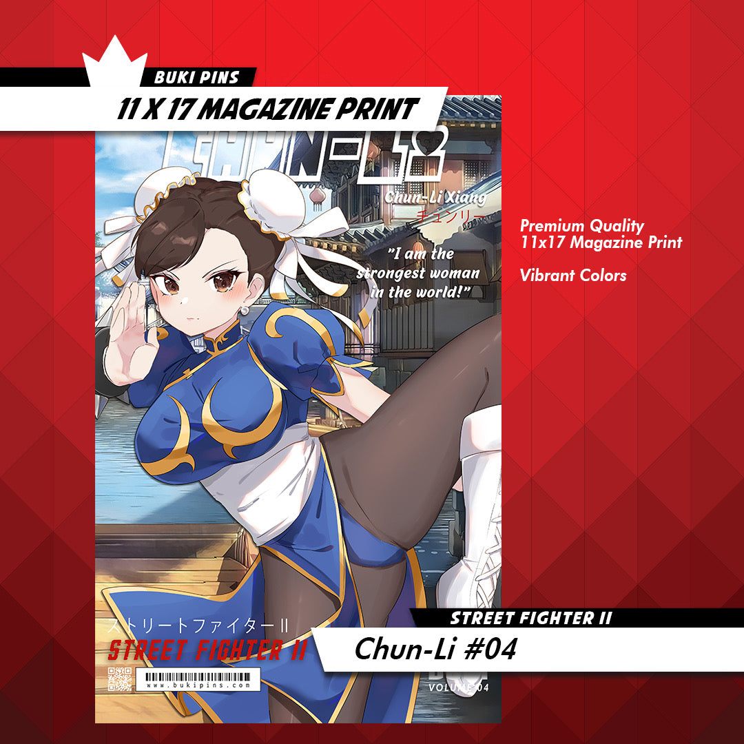 Chun-Li Magazine Print #04 – Buki Pins