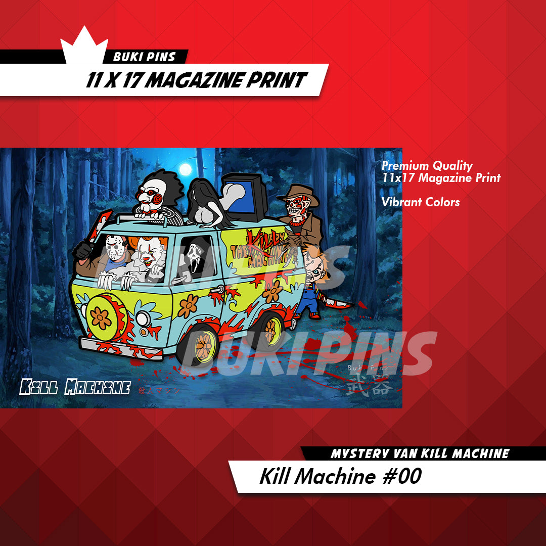 Kill Machine Magazine Print – Buki Pins