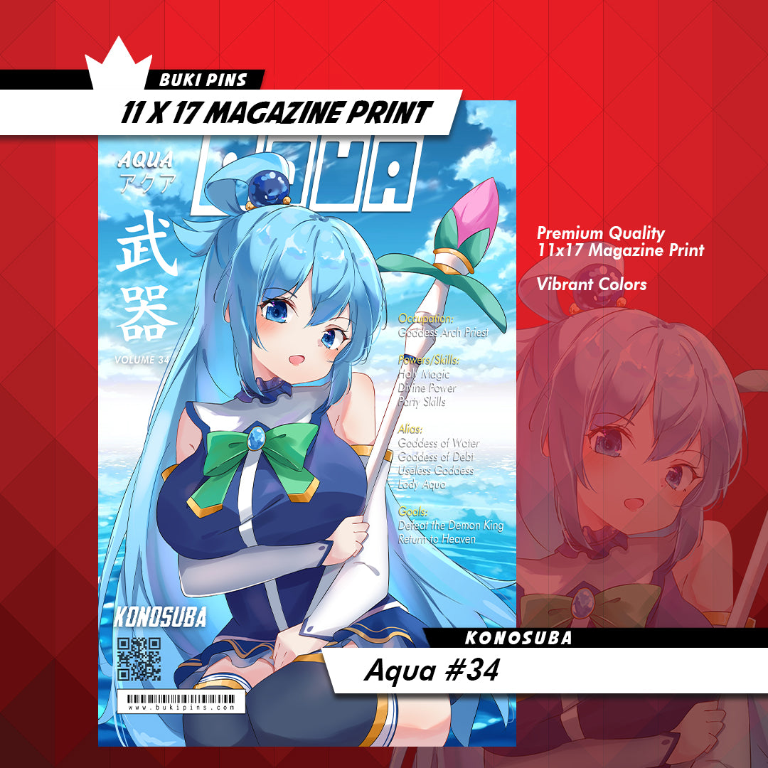 Konosuba Magazine Prints – Buki Pins